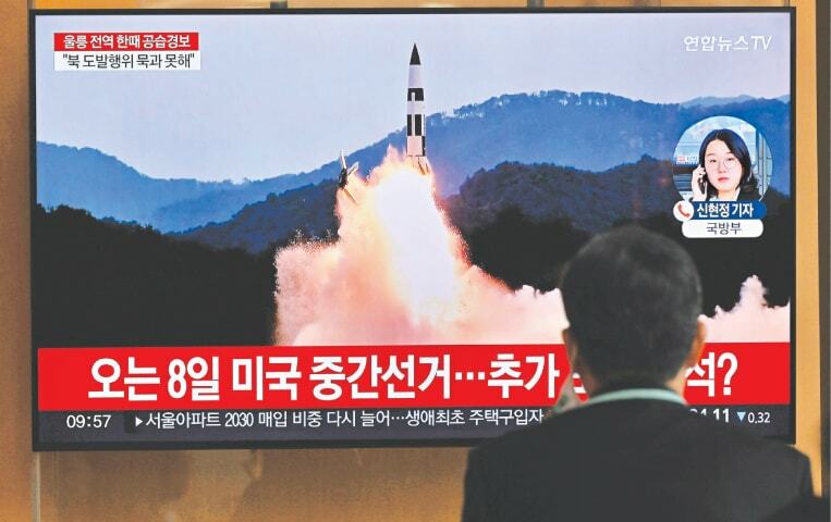 Seoul rattled after Pyongyang launches 23 missiles - World - DAWN.COM