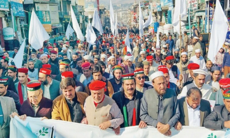 PDM parties hold ‘peace, integrity’ rally in Lower Dir - Newspaper ...