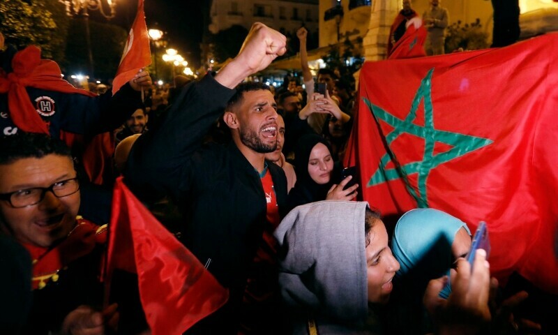 Moroccan ecstasy at FIFA World Cup win shared by Africa and Arab world ...