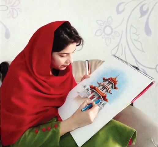 UoP teacher wins international award for her painting - Newspaper ...