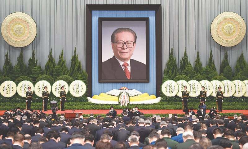 China comes to standstill for late leader Jiang’s memorial - World - DAWN.COM