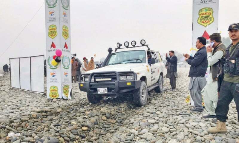 Indus Water Cross Jeep Rally held in Swabi - Newspaper - DAWN.COM
