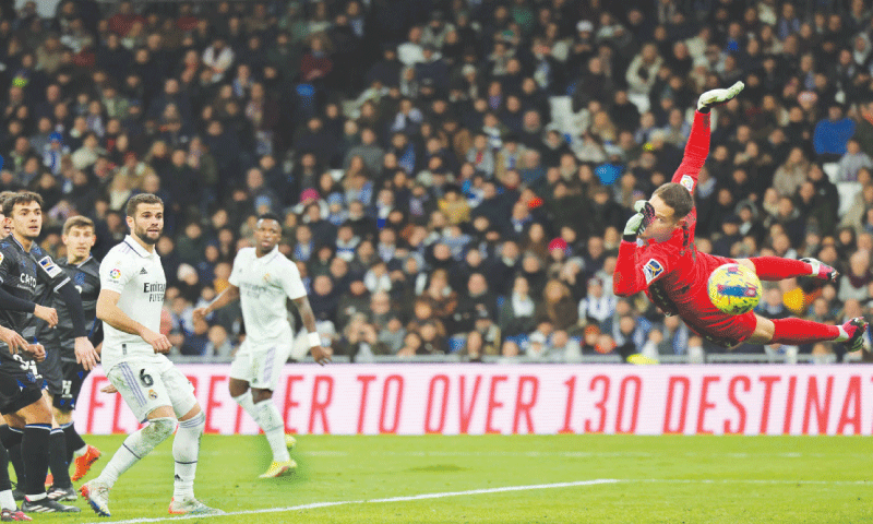 Remiro rocks boat as Real drop points in title race - Newspaper - DAWN.COM