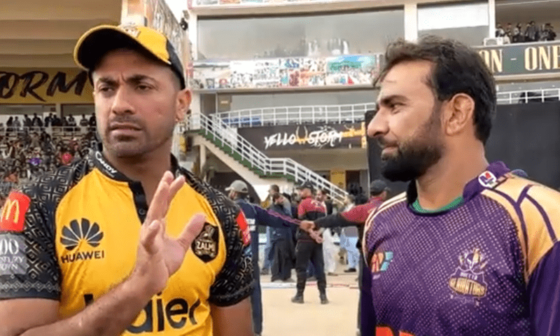 Iftikhar Ahmed warms up for PSL 2023 by hitting six 6s in an over in exhibition T20 - DAWN.COM