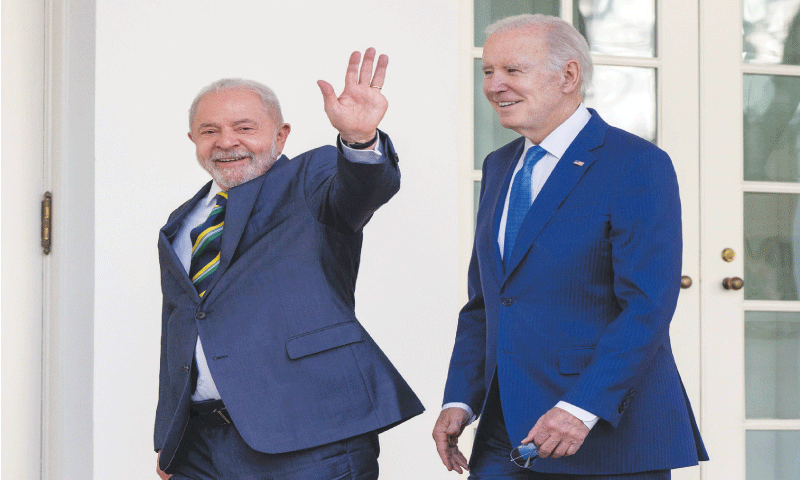 Biden, Lula vow to defend democracy in Americas - Newspaper - DAWN.COM