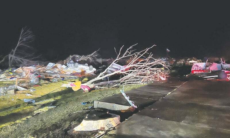 23 killed as tornado, storms rip through Mississippi - Newspaper - DAWN.COM