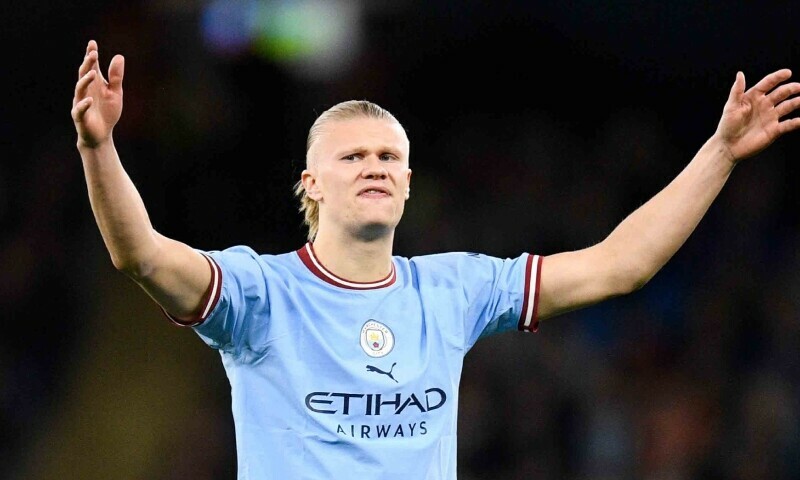 Erling Haaland sets Premier League goal record to put Man City back on ...