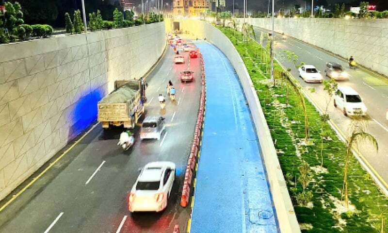 Blue lane at Kalma Chowk underpass to be designated for traffic ...