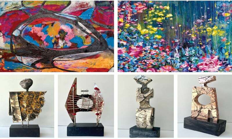 Abstract art — an exhibition of colours - Newspaper - DAWN.COM