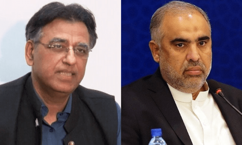 PTI leaders Umar, Qaiser deny having contact with Jahangir Tareen - Pakistan - DAWN.COM
