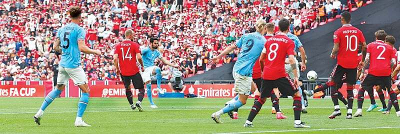 City edge closer to treble after Gundogan double secures FA Cup - Sport ...