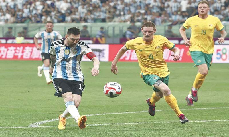 Messi nets his fastest Argentina goal in win over Australia - Sport ...