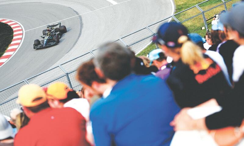 Hamilton back on top in Canada GP practice as Red Bull stall ...