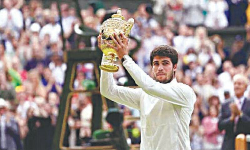 Sports : The new king of Wimbledon - Newspaper - DAWN.COM