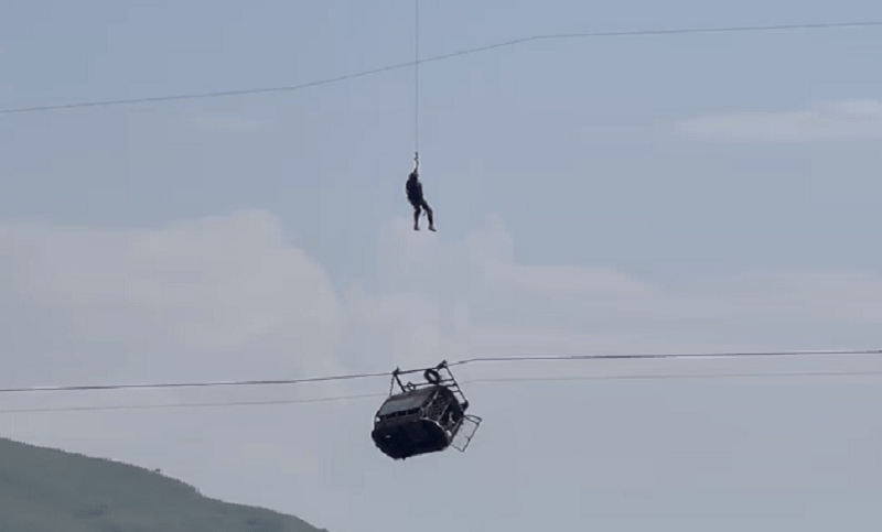 Battagram cable car: Relief as all 8 passengers rescued successfully ...