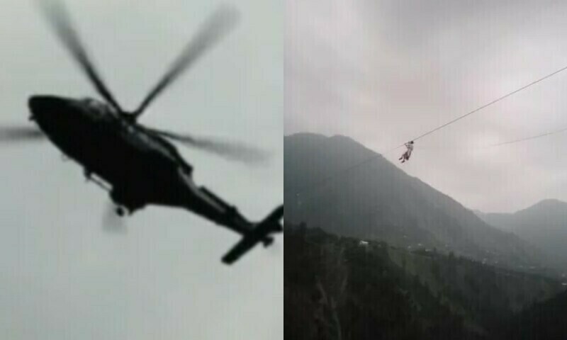 Battagram cable car: Relief as all 8 passengers rescued successfully ...