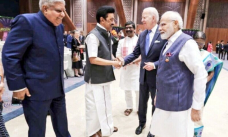 US president and ‘Stalin’ shake hands at G20 - World - DAWN.COM