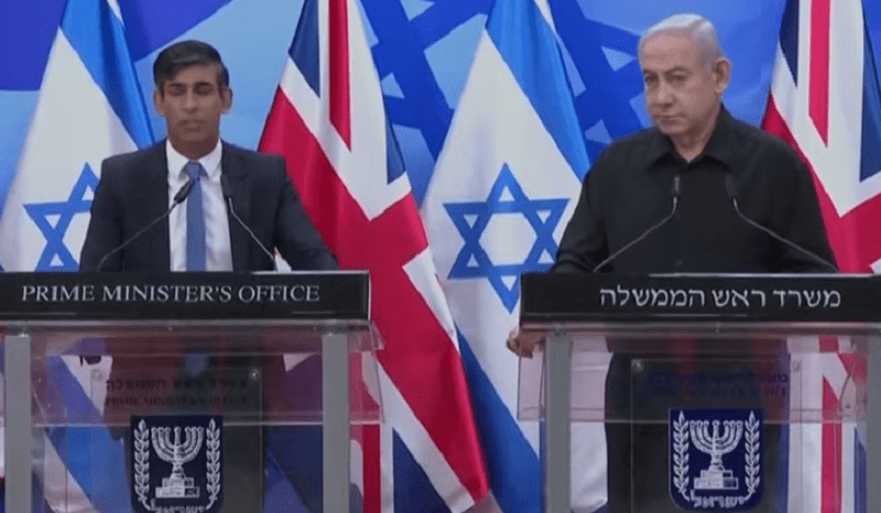 Netanyahu thanks British PM Sunak for ‘support and solidarity’ - DAWN.COM