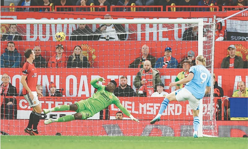 City crush United as Liverpool show support for absent Diaz - Newspaper ...