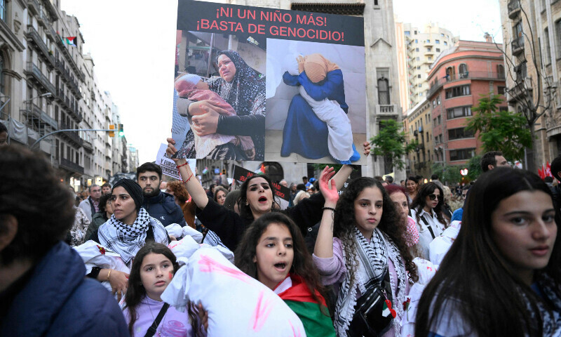 ‘Not one more child!’: Ceasefire calls echo across the globe as Israel ...