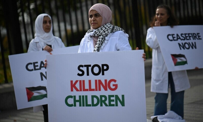 PHOTOS: Pro-Palestine protesters call for ceasefire in demonstration ...
