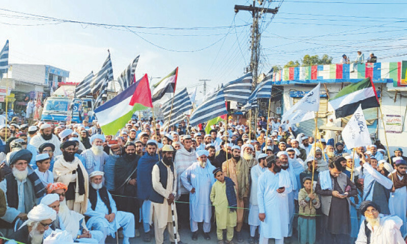 JUI-F workers rally in Lakki against Israeli atrocities - Newspaper ...