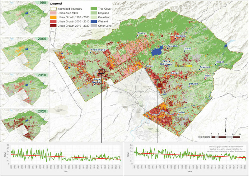 The changing face of Islamabad — 30 years of urban expansion - Pakistan ...