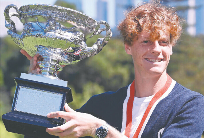 Tennis needs next generation, says Grand Slam champion Sinner ...
