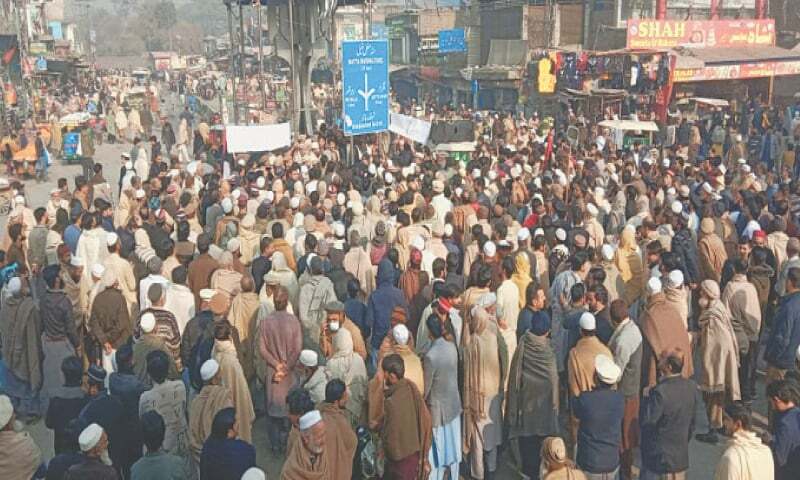 Hundreds take to streets against power outages in Shabqadar - Newspaper ...