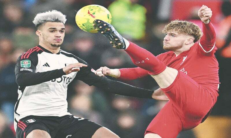 Liverpool fight back to take League Cup semi-final lead over Fulham ...