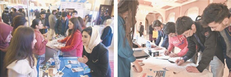 Students flock Dawn Education Expo - Newspaper - DAWN.COM