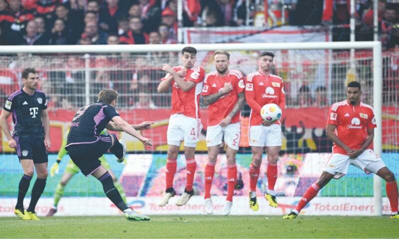 Muller bags brace, Kane hits 33rd goal as Bayern thump Union ...