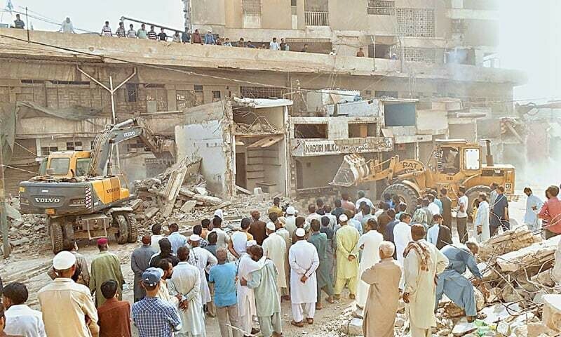 Encroachments from Karachi’s Lyari river bed removed - Pakistan - DAWN.COM