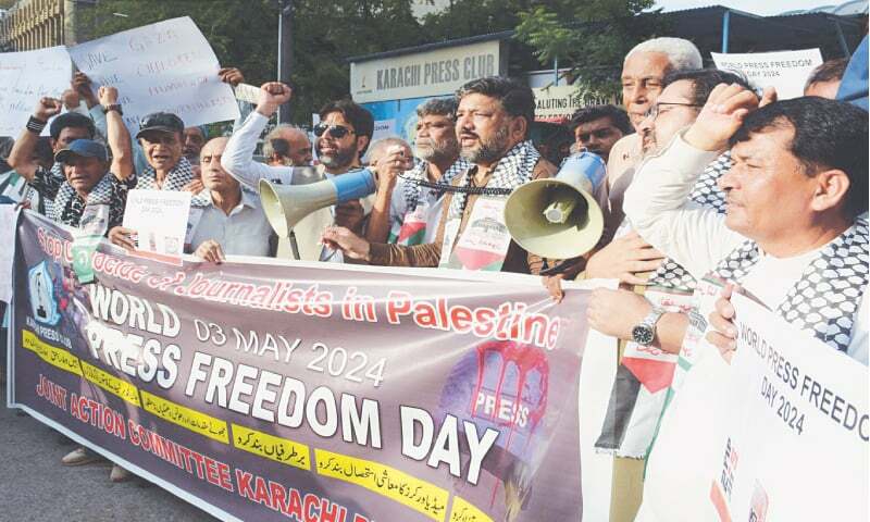 Journalists, rights activists highlight threats to press freedom ...
