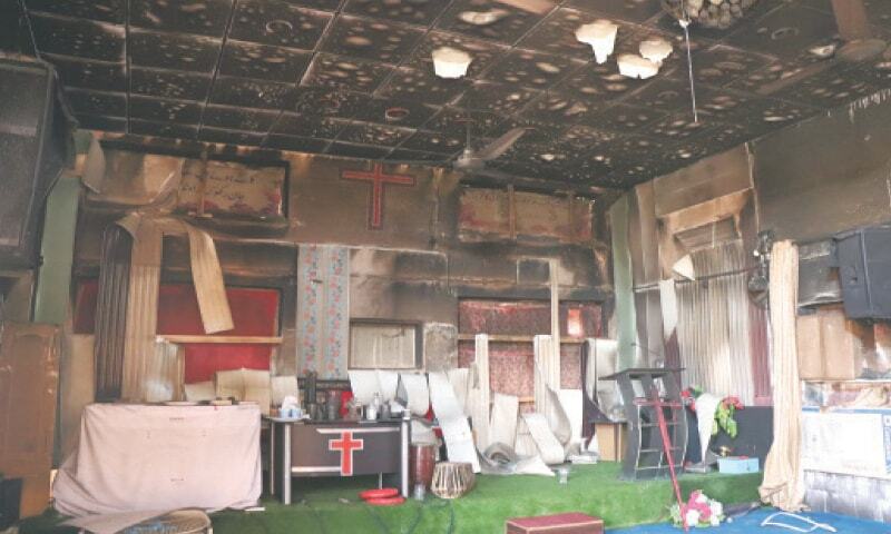 Burnt church in Gujar Khan awaits restoration - Newspaper - DAWN.COM