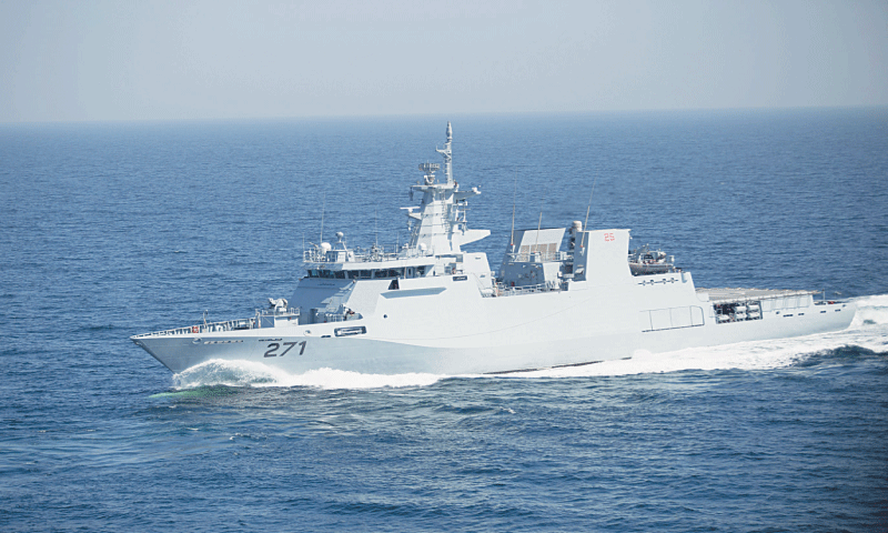 PNS Yarmook deployed in Indian Ocean - Newspaper - DAWN.COM