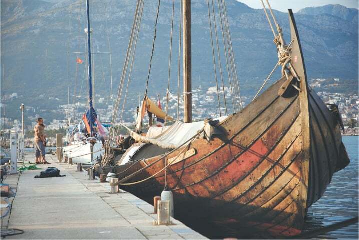 Viking ship navigating seafarers’ ancient routes berths in Adriatic ...