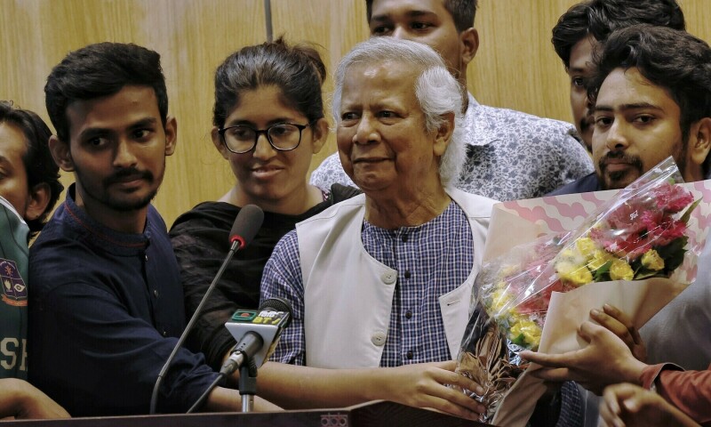 Bangladesh’s Yunus hails slain student in appeal for unity - DAWN.COM