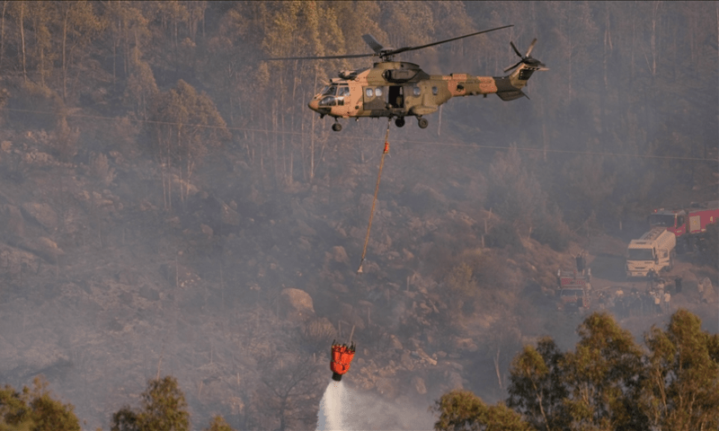 Hundreds evacuated as forest fire rages in Turkiye’s Izmir for 3rd day ...