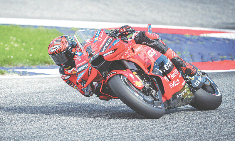 Bagnaia tops Austrian MotoGP practice - Newspaper - DAWN.COM