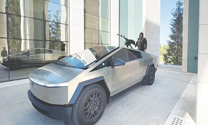 Chechen leader drives armed Tesla truck, praises Musk in video - World ...
