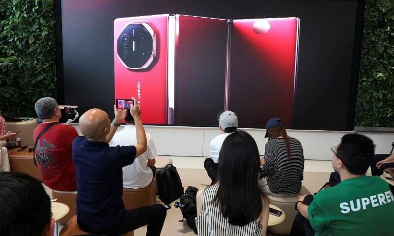 China’s Huawei unveils world’s first triple-folding phone with hefty ...