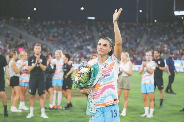 US football great Morgan bids farewell in final match - Newspaper ...