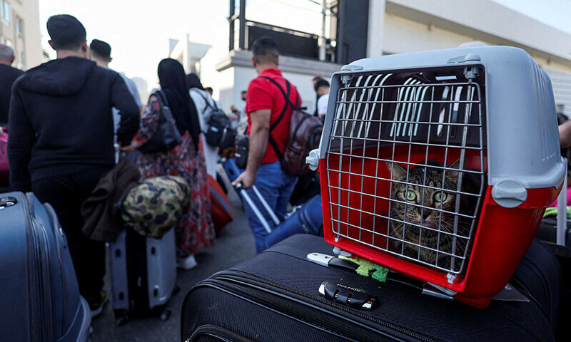 PHOTOS: Turkey evacuates its citizens from Lebanon - DAWN.COM