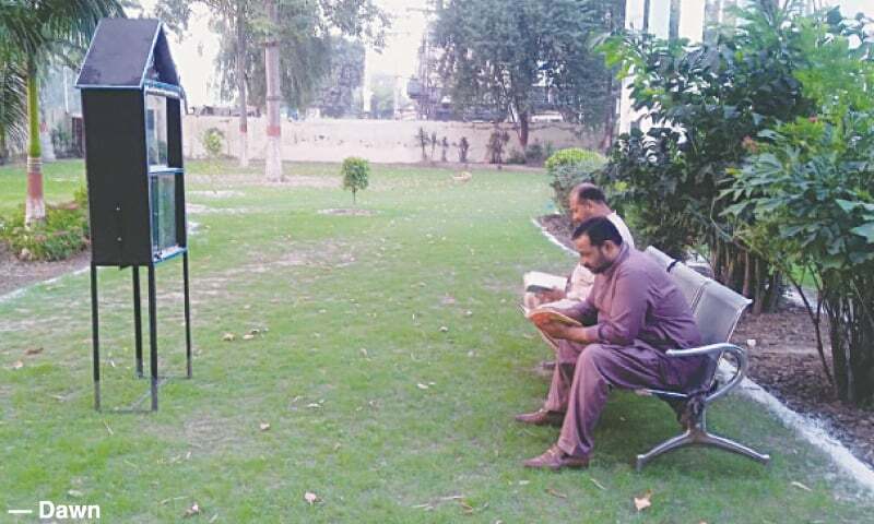 ‘Micro libraries’ installed in public parks - Newspaper - DAWN.COM