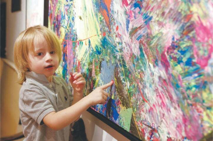 Three-year-old German ‘mini-Picasso’ makes splash in art world ...