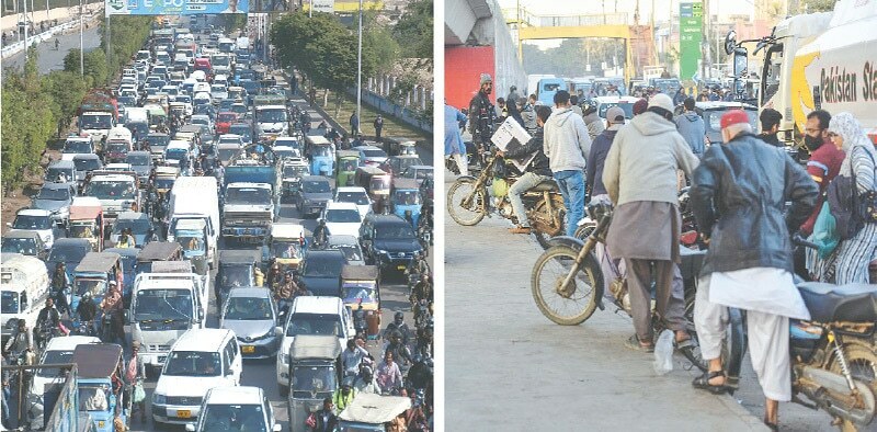 City continues to face roadblocks, traffic chaos - Newspaper - DAWN.COM