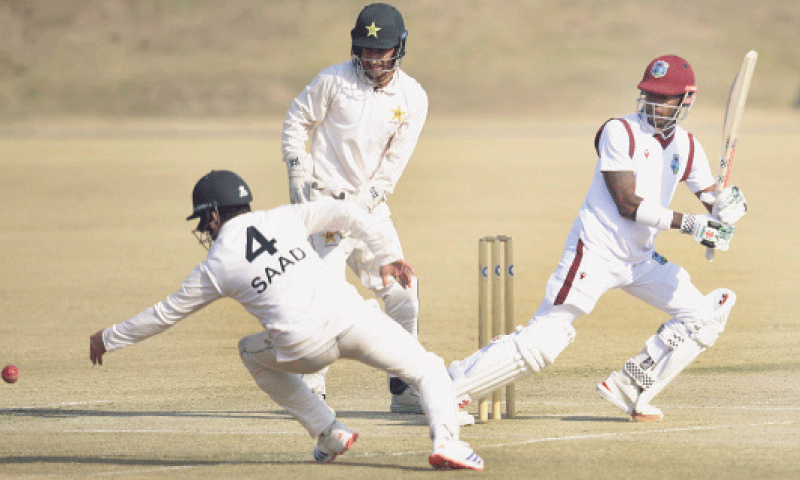 Athanaze’s 99 lifts West Indies against Shaheens - Newspaper - DAWN.COM