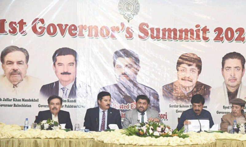 Politics takes back seat at first-ever Governors’ Summit - Pakistan ...