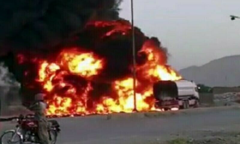 Deaths from Noshki tanker fire climb to three - Pakistan - DAWN.COM